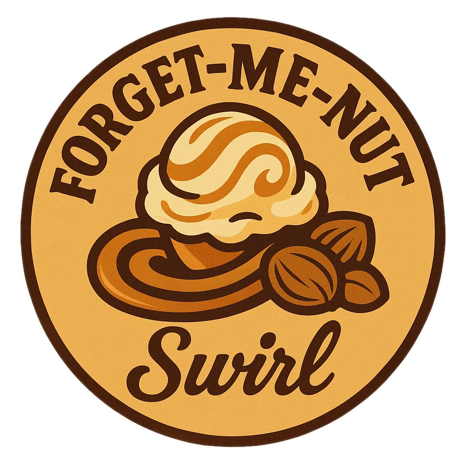 Forget-Me-Nut Swirl - jhermann's Ice Creamery